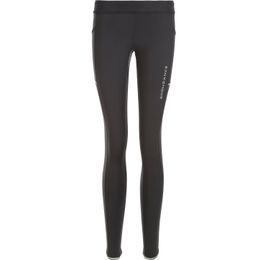 Endurance Jungen Trainingstights "Energy", schwarz, Gr. 164, unifarben, 100% Polyester, Hosen, mit reflektierenden Elementen
