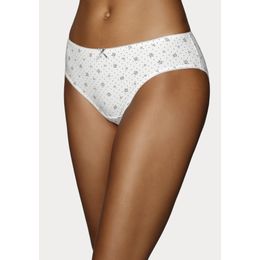 Damen Jazz-Pants Slips, PETITE FLEUR BY LASCANA, Gr. 36, beige, Single Jersey, Obermaterial: 95% Baumwolle, 5% Elasthan, gemustert, unifarben,