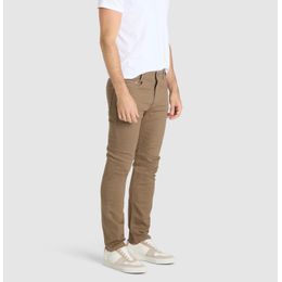 MAC Herren 5-Pocket-Hose "JOG'N", braun, Gr. 33, unifarben, Web, Obermaterial: 90% Baumwolle, 8% Polyester, 2% Elasthan, Hosen