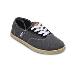 Quiksilver Herren Sneaker "Espadrilled Up", Gr. 8solid schwarz, Obermaterial: 82, 95% Baumwolltextil/ 12% Wildleder/ 4% Elasthan/ 1, 05% Metall,