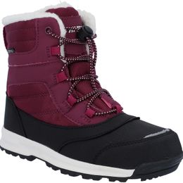 Hi-Tec Jungen Winterboots "Leo WP JRG", Gr. 32, lila, Synthetik, Textil, mehrfarbig, Schuhe, Snowboots, Winterstiefel, Winterschuhe, warm gef&uuml;ttert