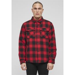 Brandit Herren Anorak "Brandit Herren Lumberjacket", rot, Gr. L, kariert, 100% Baumwolle, Jacken