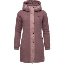 Ragwear Damen Outdoorjacke "Cousy", lila, Gr. L, Obermaterial: 100% Polyester; Innenfutter: 100% Polyester, Jacken, flauschige &Uuml;bergangsjacke mit