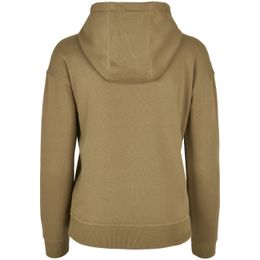 Urban Classics Damen Kapuzenpullover "Urban Classics Damen Ladies Hoody", beige, Gr. S, unifarben, 63% Baumwolle, 37% Polyester, Pullover