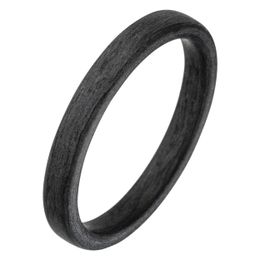 Jobo Damen Fingerring, 66, Carbon, schwarz, Carbon, Fingerringe, Carbon schwarz