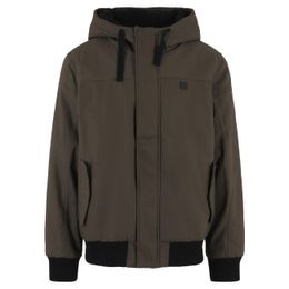Winterjacke Brandit "Brandit Brandit Men Essential Jacket", Herren, Gr. M, olive, 100% Baumwolle, unifarben, normal, ohne Ausschnitt, Jacken Winterjacke