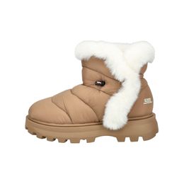Steve Madden Damen Stiefelette "Steve Madden Stiefelette Textil", Gr. 41tan, Textil, Schuhe