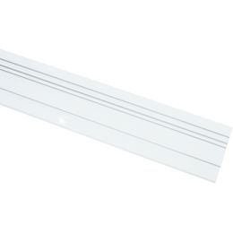 Vorhangschiene Gardinia, L:200cm, wei&szlig;, Metall, Gardinenstangen, Serie Aluminim-Vorhangschiene