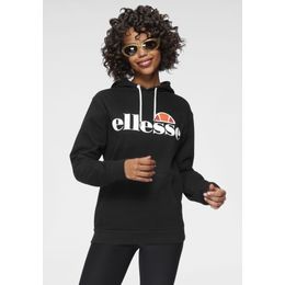 Ellesse Damen Kapuzensweatshirt "TORICES OVER HEAD HOODY", schwarz, Gr. 36, Obermaterial: 80% Baumwolle, 20% Polyester, Sweatshirts