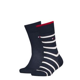Socken Tommy Hilfiger "TH KIDS SOCK BRETON STRIPE", M&auml;dchen, Gr. 31-34, tommy original, Baumwollmischung, normal, Socken Socken