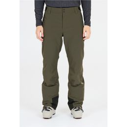 SOS Herren Skihose "Cervinia", gr&uuml;n, Gr. M, unifarben, 86% Polyamid, 14% Elasthan, Hosen, mit 15.000 mm Wassers&auml;ule und bequemer Wattierung