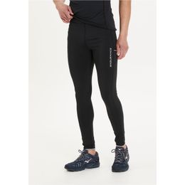 Endurance Herren Lauftights "Energy 2", schwarz, Gr. L, unifarben, 81% Polyester, 19% Elasthan, Hosen, mit Quick-Dry-Funktion