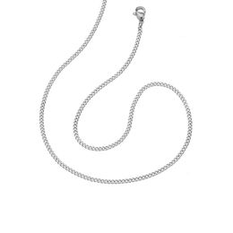 Firetti Damen Panzerkette "Schmuck Geschenk Edelstahl Collierkette 2,0 mm breit", 50, Edelstahl, B: 2mm, silber, Edelstahl, B:2mm, Halsketten