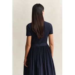 Gant Damen Poloshirt "SLIM FIT ARCHIVE SHIELD PIQUE"evening blau, Gr. XXL, Piqu&eacute;, Obermaterial: 97% Baumwolle, 3% Elasthan, Shirts