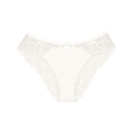 Triumph Damen Slip "Wild Gardenia Florale", Gr. 44, wei&szlig;, Microtouch, Obermaterial: 77% Lyocell, 23% Elasthan, Unterhosen, weiche Spitze, elegant