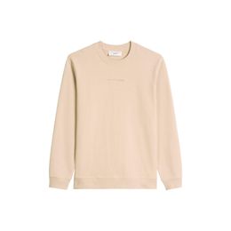 Marc O'Polo Herren Sweatshirt "Sweatshirt Crew Neck, Print, Reg Fit 1er Pack", beige, Gr. M, MARC O'POLO DENIM, Obermaterial: 100% Baumwolle CO., Sweatshirts