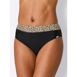 feel good Damen Bikini-Hose, schwarz, Gr. 40, Elasthan, Polyamid, Badehosen