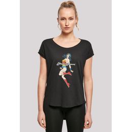 F4NT4STIC Damen T-Shirt "DC Comics Wonder Woman Classic Jump", schwarz, Gr. XXL, Obermaterial: 100% Baumwolle, Shirts, Print