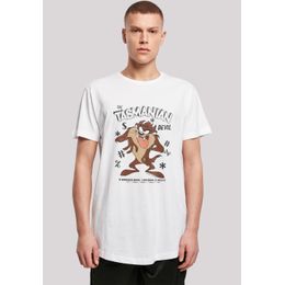 F4NT4STIC Herren T-Shirt "Looney Tunes Vintage Tasmanian Devil Taz", wei&szlig;, Gr. XS, Obermaterial: 100% Baumwolle, Shirts, Print