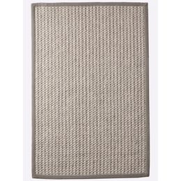 Teppich HEINE HOME, B:200cm H:4mm L:300cm, grau, Wolle, Wohnzimmer, Teppiche