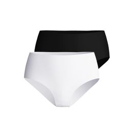 Calida Damen Slip "Slip Sleek Skin Midi Slip 2P 2er Pack", Gr. 40, bunt, Obermaterial: 87% Polyamid PA. 13% Elasthan EL., Unterhosen