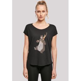 F4NT4STIC Damen T-Shirt "Dschungelbuch Mogli und Balu", schwarz, Gr. XS, Obermaterial: 100% Baumwolle, Shirts, Print
