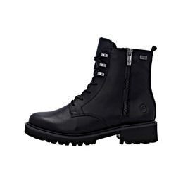 Remonte Damen Schn&uuml;rstiefelette "Remonte Stiefelette Glattleder", Gr. 41schwarz, schwarz, Glattleder, Schuhe