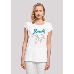 F4NT4STIC Damen T-Shirt "Bambi Great Love Story", wei&szlig;, Gr. 5XL, Obermaterial: 100% Baumwolle, Shirts, Damen,Premium Merch,Regular-Fit,Kurze