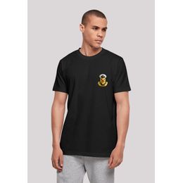 F4NT4STIC Herren T-Shirt "Rubber Duck Captain TEE UNISEX", schwarz, Gr. XXL, Obermaterial: 100% Baumwolle, Shirts, Print