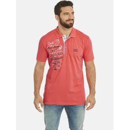 Jan Vanderstorm Herren Poloshirt "Poloshirt JANO", pink, Gr. 7XL, Shirts