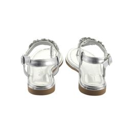 Buffalo Damen Sandale "Buffalo KIRA ICE", Gr. 38silber, Polyurethan, unifarben, Schuhe