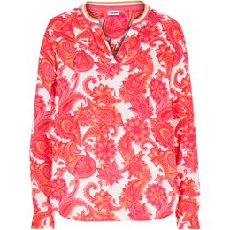 bonprix Damen Tunika "Tunikabluse aus flie&szlig;ender Viskose", rosa, Gr. 50, Obermaterial: 100% Viskose, Tuniken, flie&szlig;ende Viskose, figurumspielende