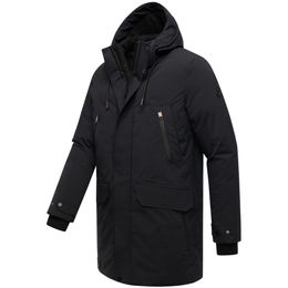 STONE HARBOUR Herren Wintermantel "Kitraan XX"schwarz, Gr. M, Obermaterial: 100% Polyester. Innenfutter: 100% Polyester. Wattierung: 100% Polyester.