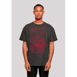 F4NT4STIC Herren T-Shirt "House Of The Dragon Targaryen Crest Logo", schwarz, Gr. M, Obermaterial: 100% Baumwolle, Shirts, Premium Qualit&auml;t