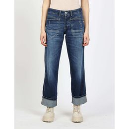 Loose-fit-Jeans Gang "Gang Jeans Loose Fit 94ROBERTA", Damen, Gr. 26, denim blau, Denim/Jeans, 99% Baumwolle, 1% Elasthan, Jeans