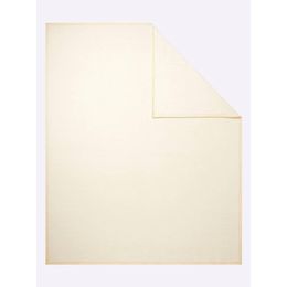 Wohndecke Ibena, B:150cm L:200cm, beige, 58% Baumwolle, 35% Polyacryl, 7% Polyester, Wohndecken