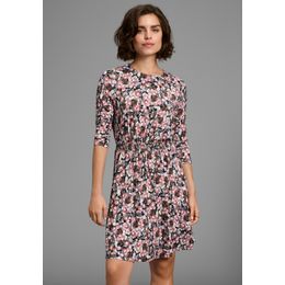 Laura Scott Damen Jerseykleid, bunt, Gr. 38, gebl&uuml;mt, gemustert, Jersey, Obermaterial: 95% Viskose, 5% Elasthan, Kleider, sportlich-feminin mit