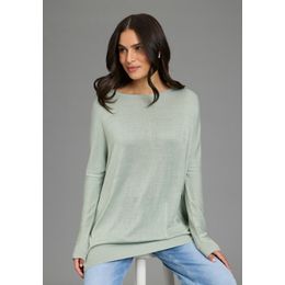 Flashlights Damen Strickpullover "auch super leichtem Viskose-Material", gr&uuml;n, Gr. 40, unifarben, Feinstrick, Obermaterial: 100% Viskose, Pullover,