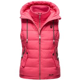 Marikoo Damen Steppweste "Taisaa", pink, Gr. XS, Obermaterial: 100% Polyester; Innenseite: 100% Polyester, Westen, inklusive Leckerlie-Beutel