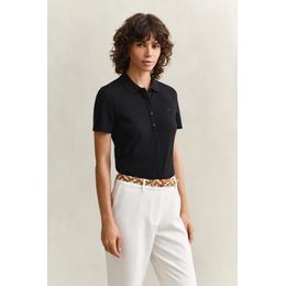 Gant Damen Poloshirt "SLIM FIT ARCHIVE SHIELD PIQUE"schwarz, Gr. S, Piqu&eacute;, Obermaterial: 97% Baumwolle, 3% Elasthan, Shirts