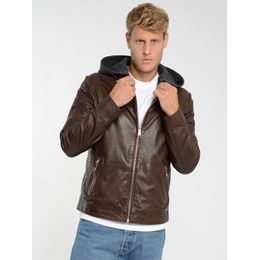 Maze Herren Lederjacke "42020525", braun, Gr. XXL, Obermaterial: 100% Lammleder; Futter: 100% Baumwolle; &Auml;rmelfutter: 100% Polyester, Jacken