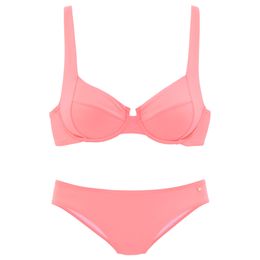 s.Oliver Damen B&uuml;gel-Bikini, orange, Gr. 36, unifarben, Recycling-Polyamid, Bikini-Sets, mit komfortablem Schnitt