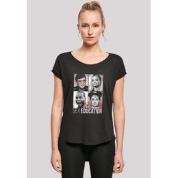 F4NT4STIC Damen T-Shirt "Sex Education Class Photos Netflix TV Series", schwarz, Gr. S, Obermaterial: 100% Baumwolle, Shirts, Premium Qualit&auml;t