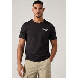Levi's LEVI'S Herren T-Shirt "GRAPHIC CR TEE", schwarz, Gr. XXL, bedruckt, Jersey, Obermaterial: 100% Baumwolle, Shirts, mit Logo Print