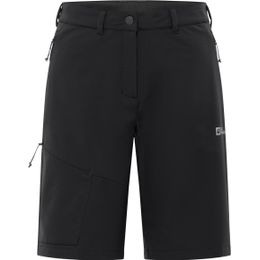Jack Wolfskin Damen Shorts "PICO TRAIL SHORTS W", schwarz, Gr. 46, Obermaterial: 100% Polyester, Hosen