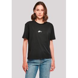 F4NT4STIC Damen T-Shirt "Alice Hut LOGO", schwarz, Gr. XL, Obermaterial: 100% Baumwolle, Shirts, Retro, Heroes of Childhood, TV Serie