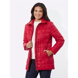Classic Basics Damen Steppjacke, rot, Gr. 48, unifarben, 100% Polyester, Wattierung:100% Polyester, Jacken