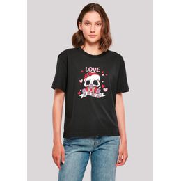 F4NT4STIC Damen T-Shirt "Anti Valentinstag LOVE is in the air", schwarz, Gr. M, Obermaterial: 100% Baumwolle, Shirts, Premium Qualit&auml;t