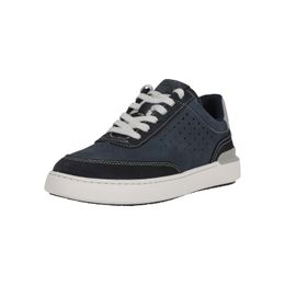 Clarks Herren Sneaker "Courtlite", Gr. 41, blau, Kunstfaser, Schuhe, mit federndem Fu&szlig;bett