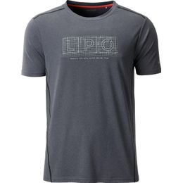 LPO Herren Funktionsshirt "Herren Funktionsshirt Aki", grau, Gr. 52, Wirkware: Active Dry - 94% Recycling PES, 6% EL, Shirts